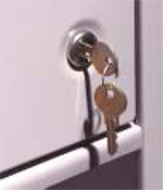 Locking 4-Post Shelving Cabinets & File Storage - Our premium line of ...