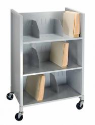 Medical File Folder Cart - Three (3) Tier - Medical Record Transport ...