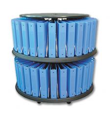 Chart Binder Carousel (Counter Top), 60 Space, Rotary Storage Rack ...