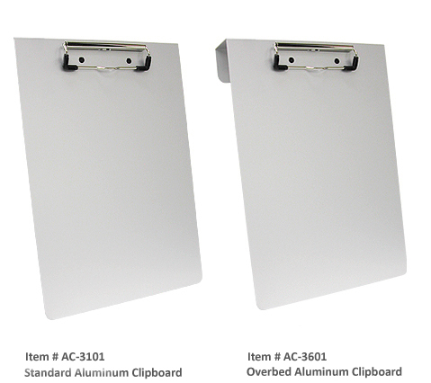 Medical Aluminum Clipboards - Standard and Overbed - Ideal for constant ...